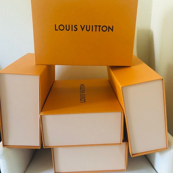 Louis Vuitton | Accents | Louis Vuitton Empty Boxes 5 Pieces Total ...